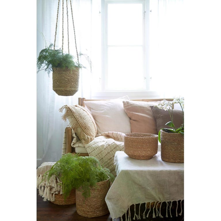 Wikholm Belle Hanging Planter, natural - Bloomling Switzerland