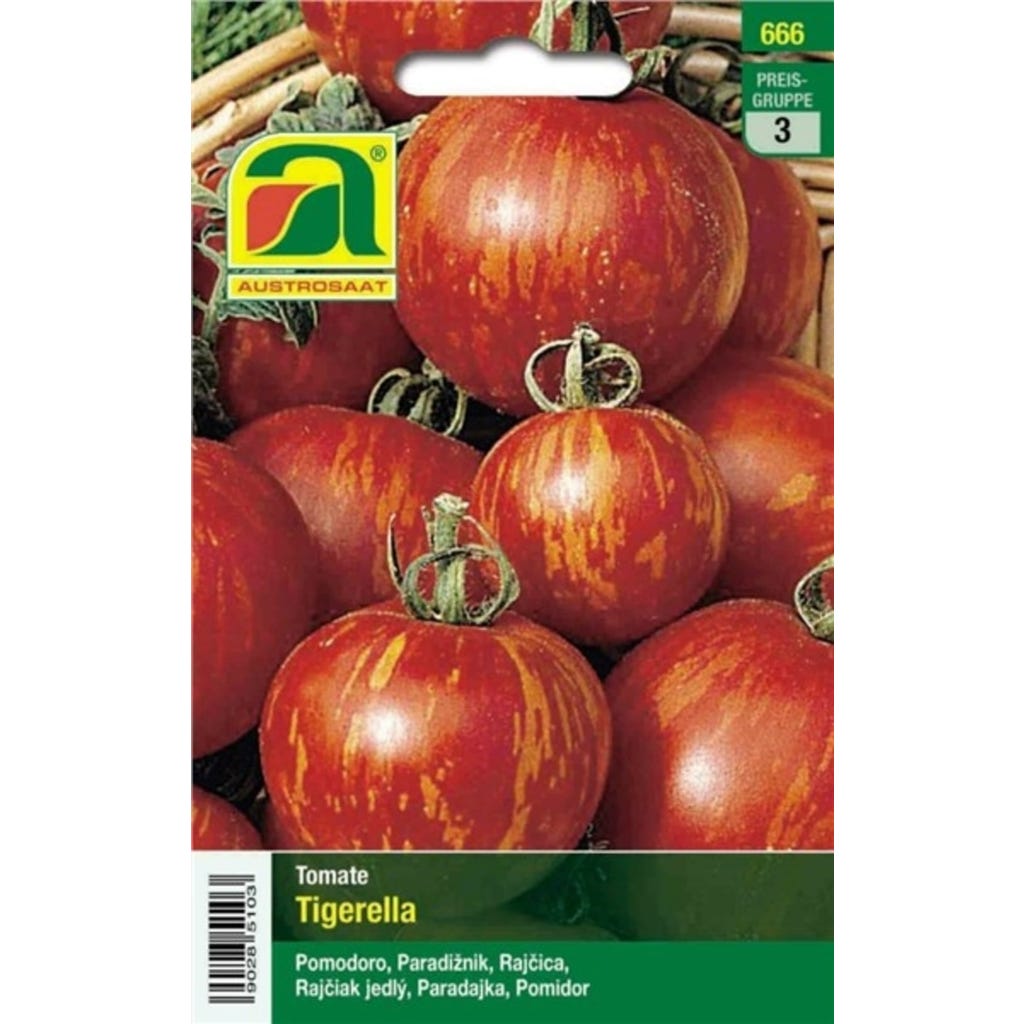 AUSTROSAAT "Tigerella" paradicsom, 1 csomag - Bloomling Online Shop