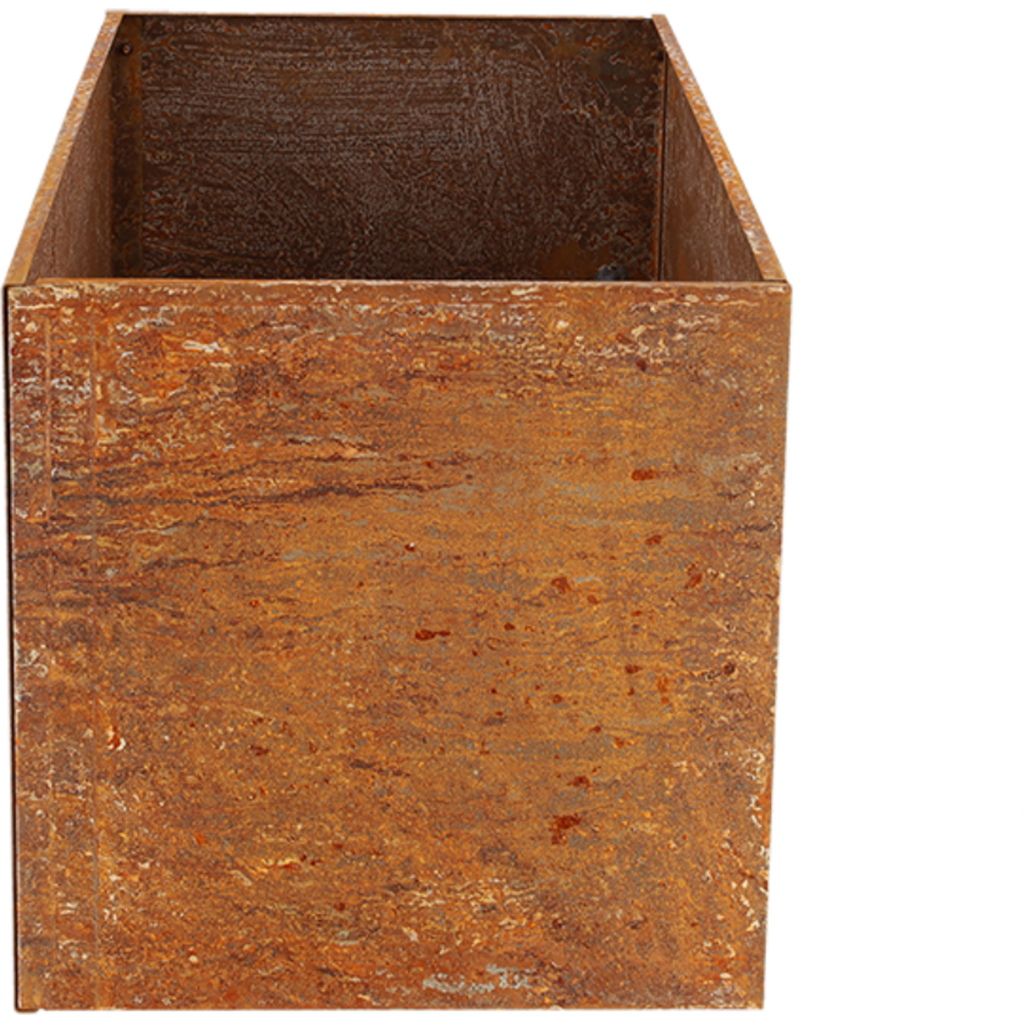 Esschert Design Rectangular Corten Steel Planter - Bloomling International Esschert Design Rectangular Corten Steel Planter - Bloomling International