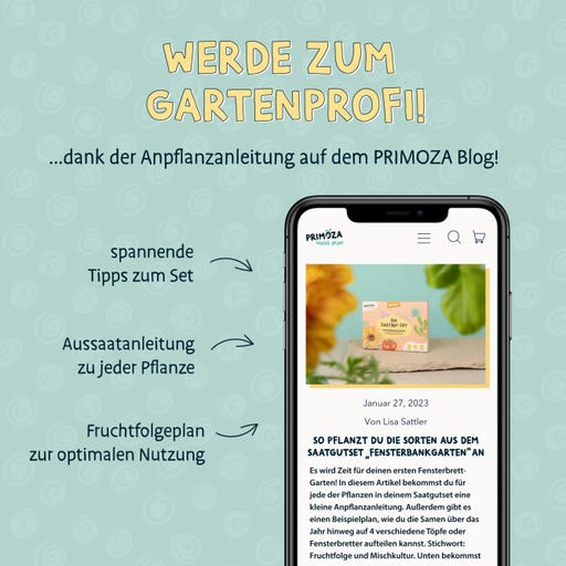 Primoza Bio set semen “Vrt na okenski polici", 1 Set - Bloomling ...