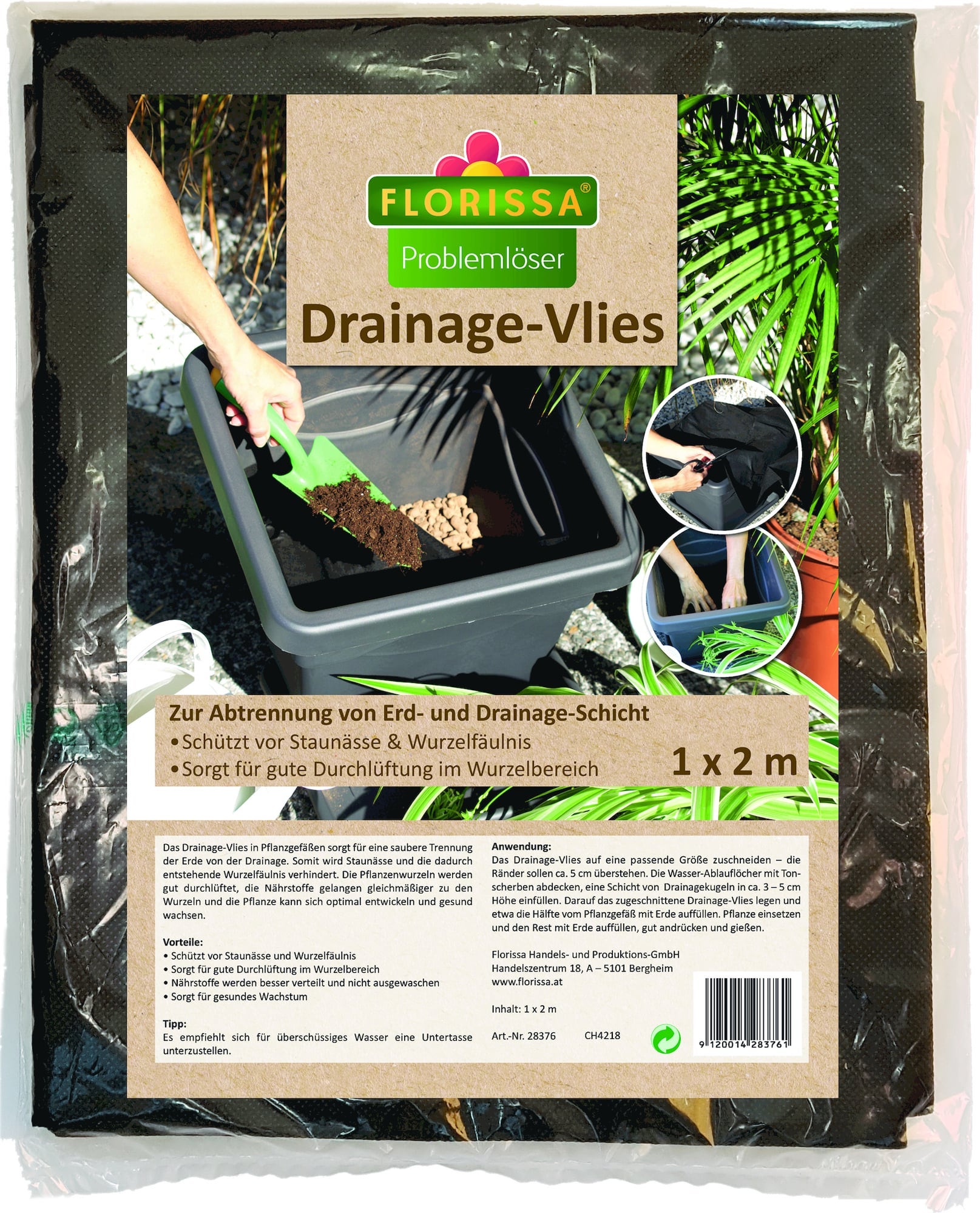 Florissa Drainagevlies 1 x 2 m - Bloomling Nederland